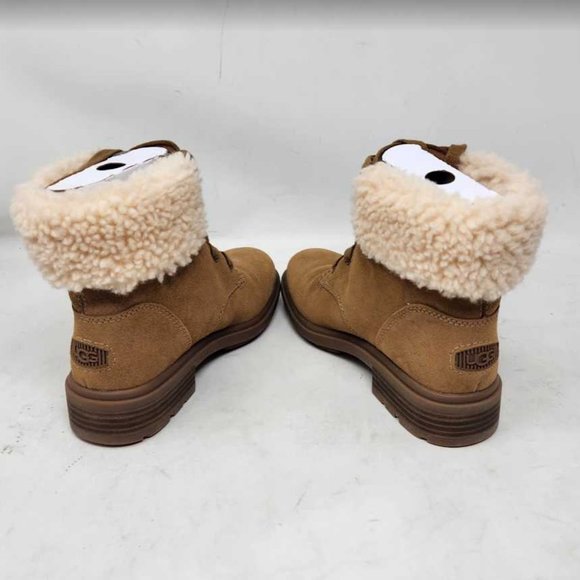 UGG | Shoes | Womens 6 Ugg Harrison Lace Boot In Chestnut Suede | Poshmark
